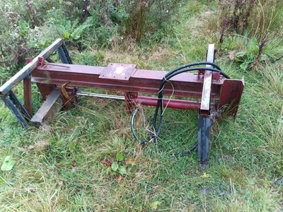 Mini Digger Log Splitter Mounted On Boom Homemade | eBay UK