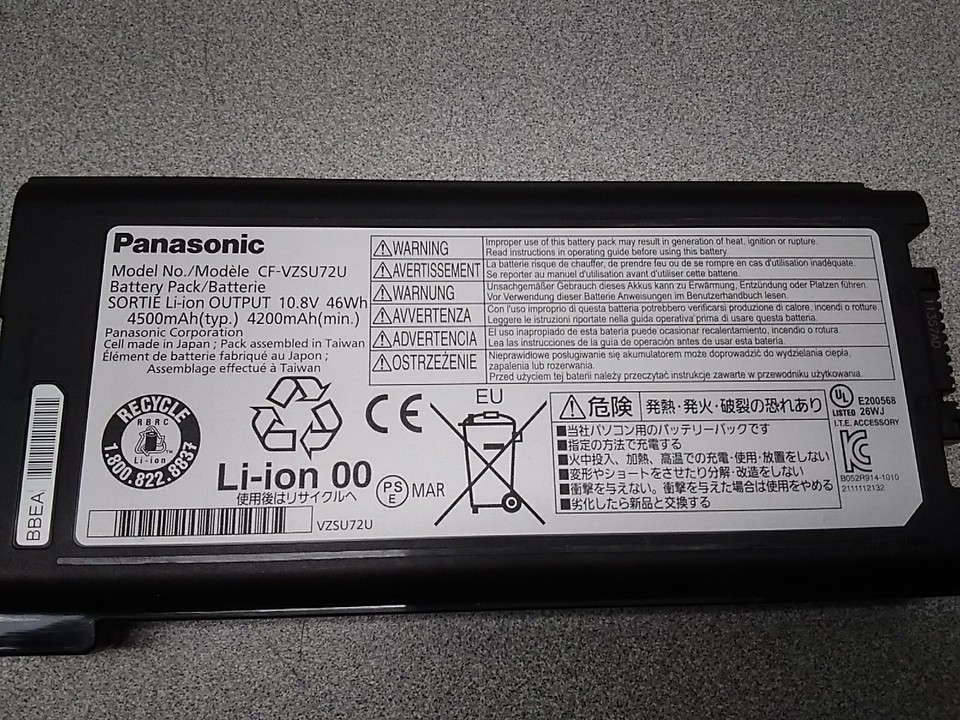 OEM CF-31 Battery CF-53 CF-52 CF-30 Panasonic Toughbook Battery Pack CF ...