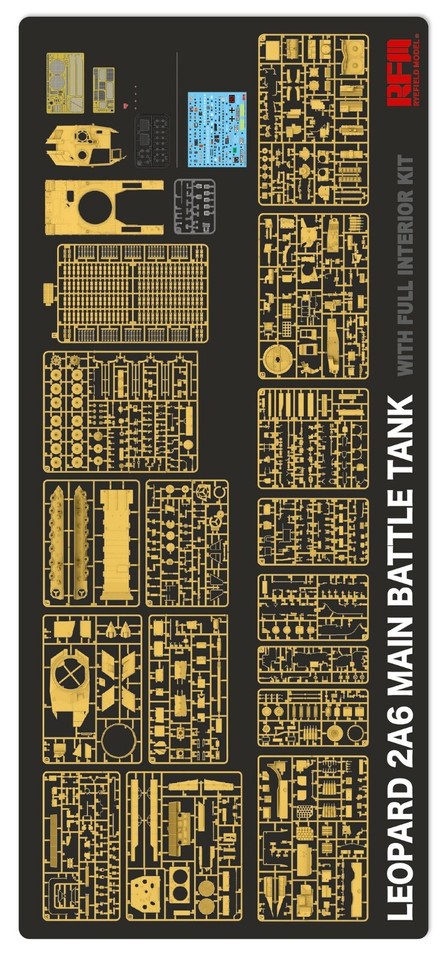 RYEFIELD MODEL RFM RM-5066 1/35 Leopard 2A6 Main Battle Tank With Full ...