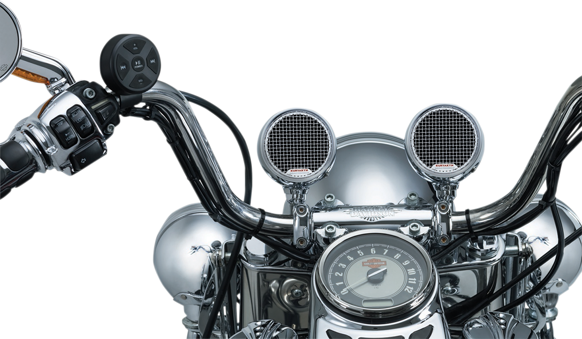 Harley Davidson Handlebar Speaker Mounts Harley Davidson Audio Powered