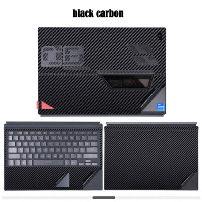 Carbon Vinyl Laptop Sticker Skin Decals Cover for 2023 ASUS ROG Flow ...