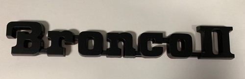 Bronco II Emblem | eBay