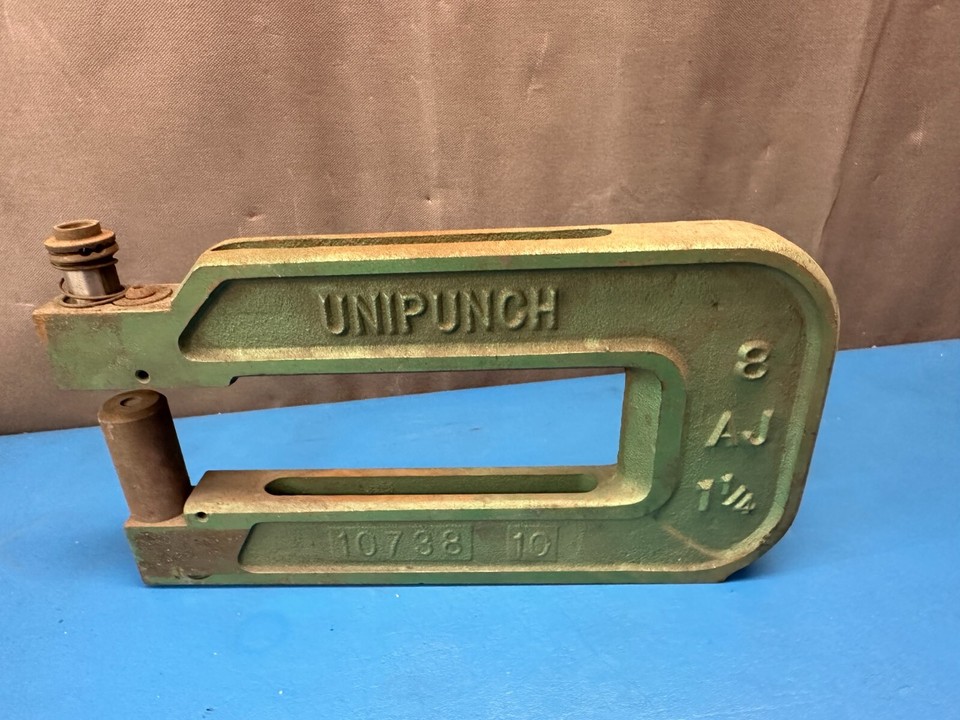 UniPunch 8AJ 1 1/4" C-Frame Press Brake Punching & Tooling Unit | eBay