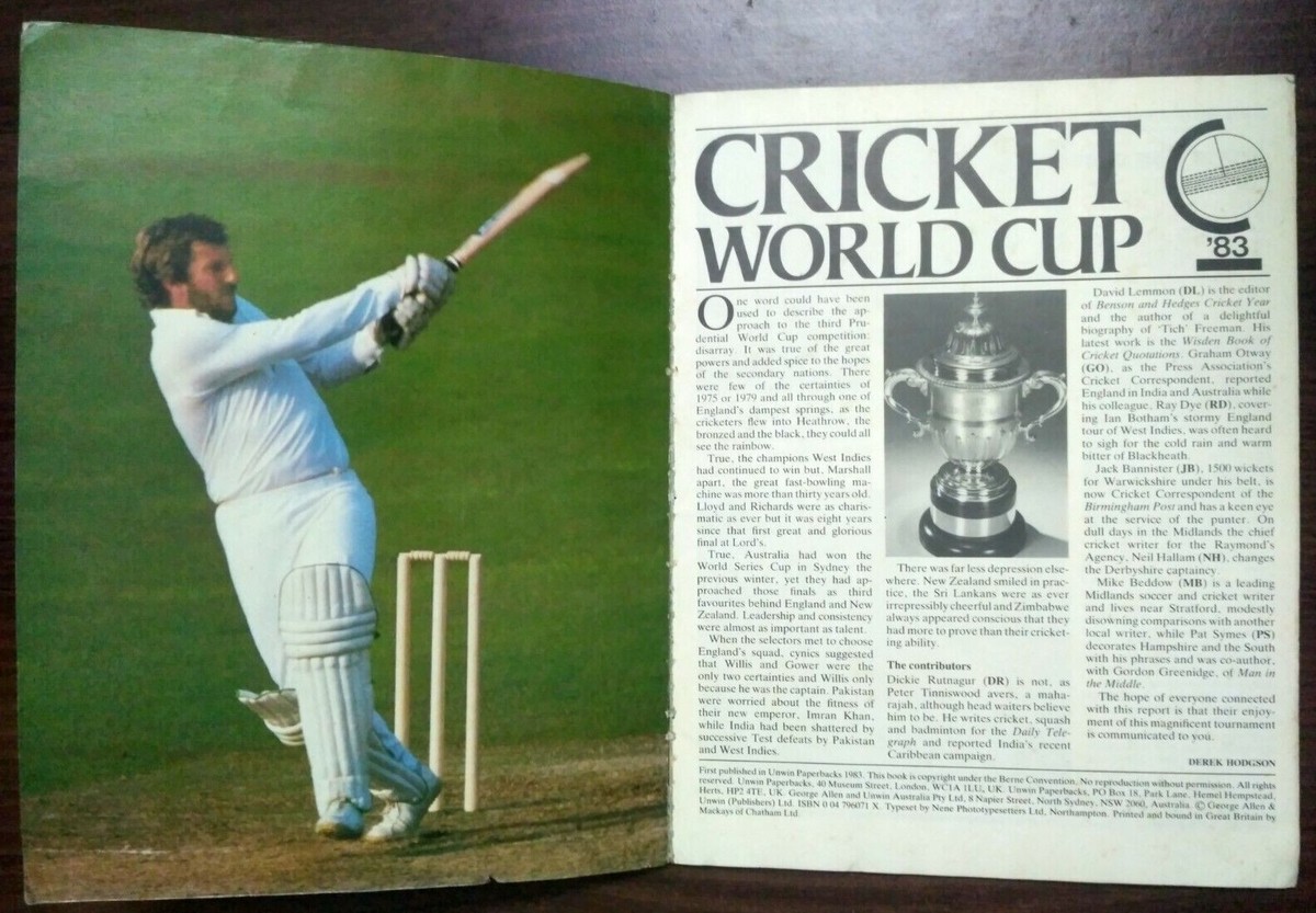 Cricket World Cup 1983