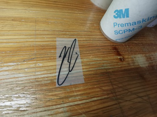 Räikkönen Kimi Ferrari signature blanc autocollant vinyle adhésif ...