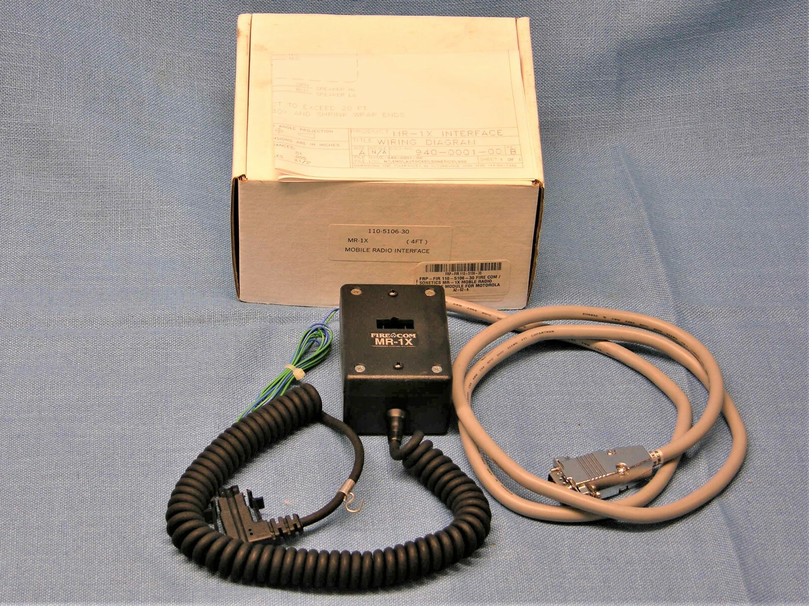 Firecom MR-1X Intercom Interface for Motorola Astro Radio | eBay