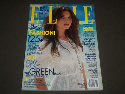 2007 MAY ELLE MAGAZINE - MANDY MOORE FRONT COVER - FASHION - O 2496 | eBay