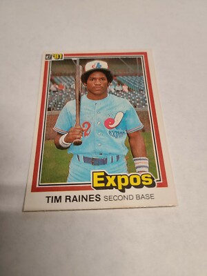 1981 DONRUSS SET BREAK #538 TIM RAINES ROOKIE CARD RC MONTREAL EXPOS | eBay