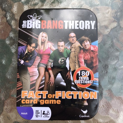 The Big Bang Theory Fact or Fiction Card Game Trivia Party Game ...