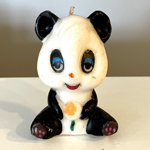 Rare Vintage 1972 Dee-Lite-Fuls Panda Bear China Candle Unused Made in ...