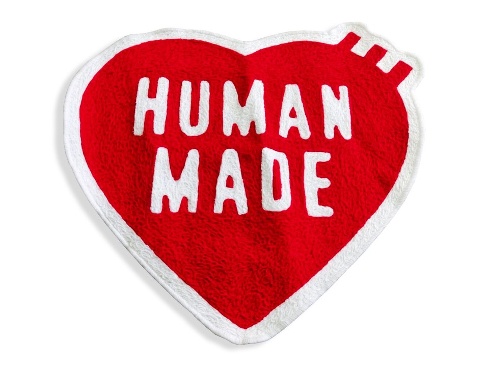 Human Made Nigo Bape Heart Pile Indoor Area Bedroom Rugs Floor Door Mat ...