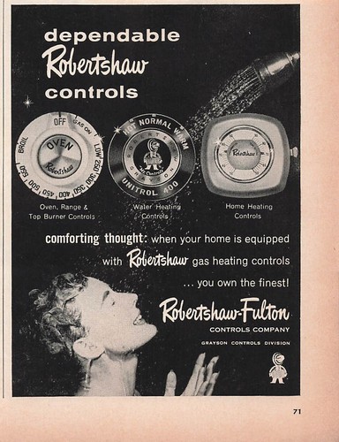 Robertshaw Fulton Controls Print Ad Vintage Advertisement Appliances ...
