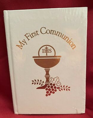 My First Communion IHS Book White Hardcover Exclusively By Roman | eBay