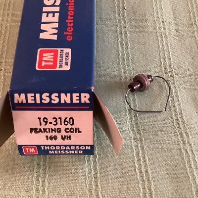 Meissner 19-3160 Video Peaking Coil 160uH | eBay