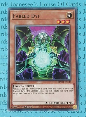 Fabled Dyf HAC1-EN133 Yu-Gi-Oh Card 1st Edition New | eBay