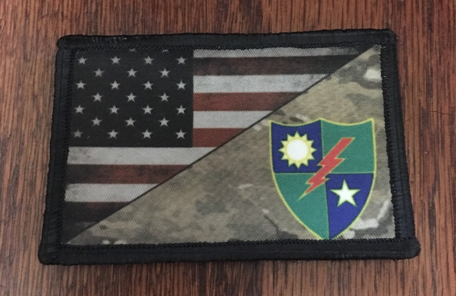 Rangers Crest Multicam US Flag Morale Patch Tactical Military Army USA ...