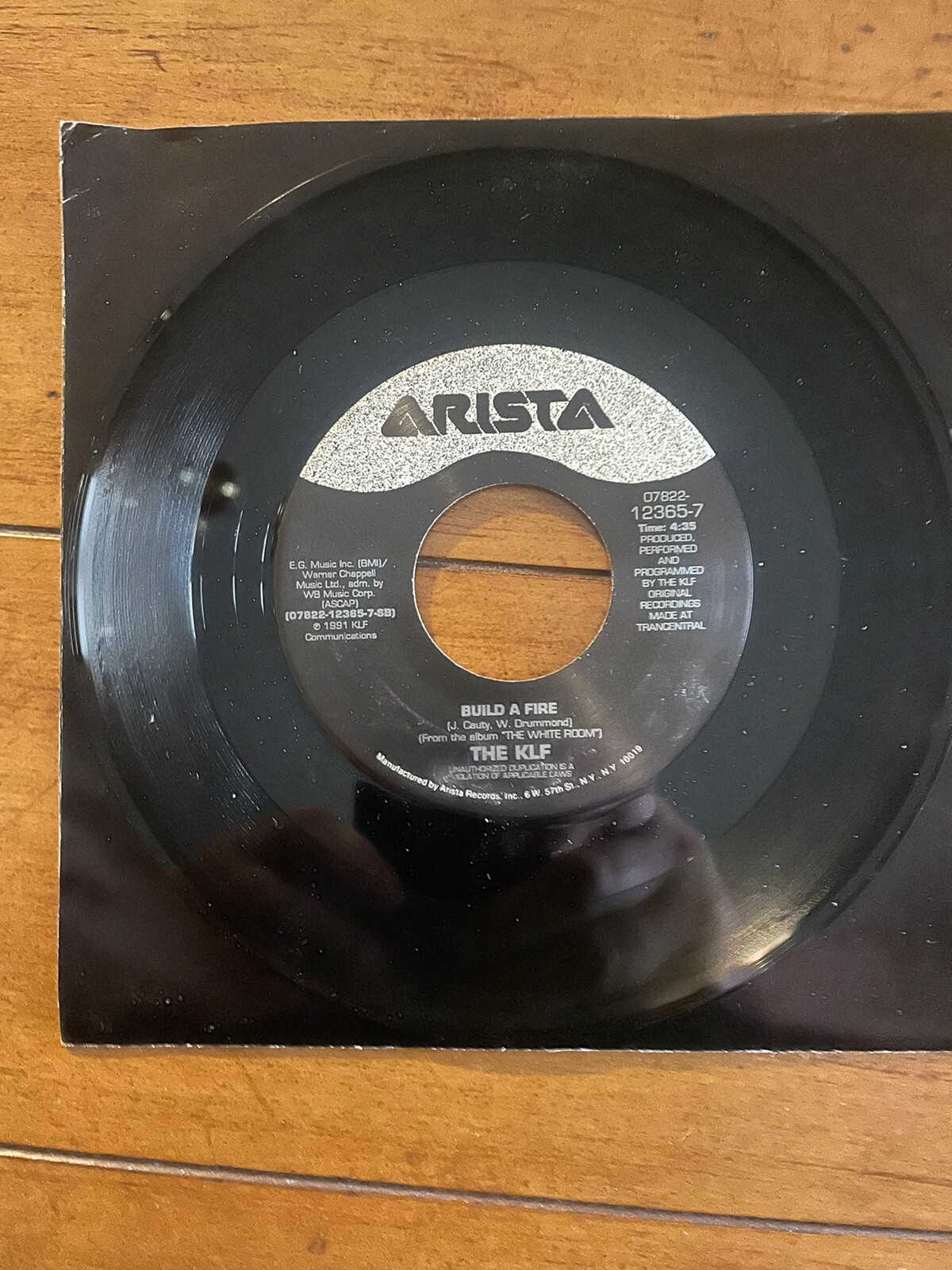 The KLF – What Time Is Love?/Build A Fire Vinyl, 7", 45 RPM Electronic ...