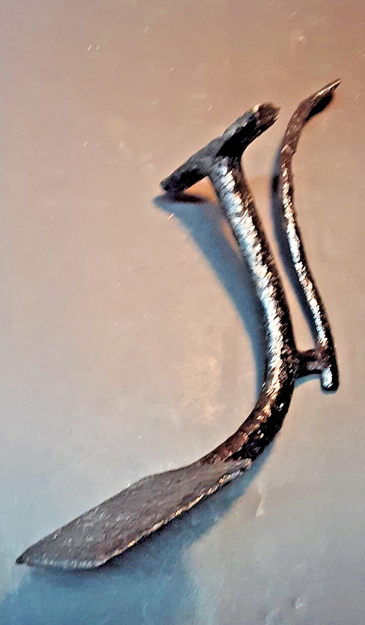 Antique Blacksmith Made Wrought Iron Horse Buggy Step 4" x4" Very Old ...