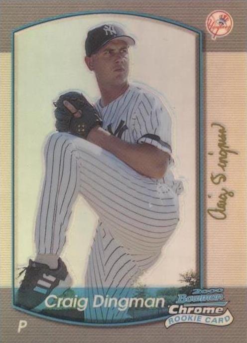 2000 Bowman Chrome - Craig Dingman #185 Refractor (RC) for sale online ...