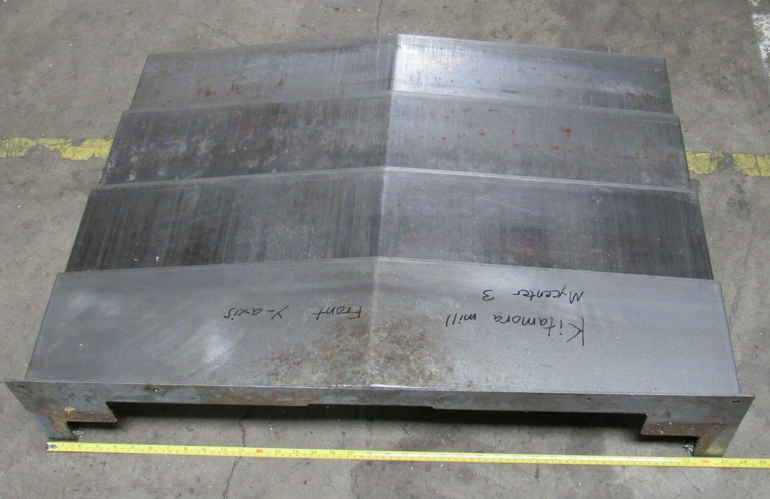 KITAMURA MYCENTER 3X FRONT Y AXIS WAY COVER, APPROX 37"X27", 7" TALL | eBay