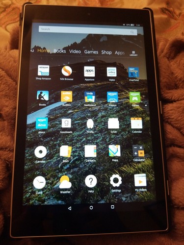 Amazon Kindle Fire HD 10 SR87MC Tablet 5th Gen 16gb Wi-fi 10.1in Silver ...