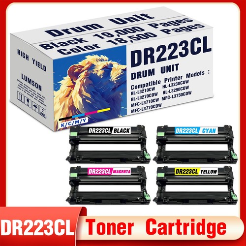 DR223CL Drum Unit 4PK for Brother HL-L3230CDW HL-L3270CDW HL-L3290CDW ...