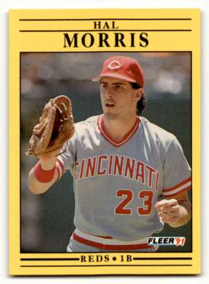 1991 Fleer #72 Hal Morris Cincinnati Reds Baseball Cards EX/NM ID:55229 ...