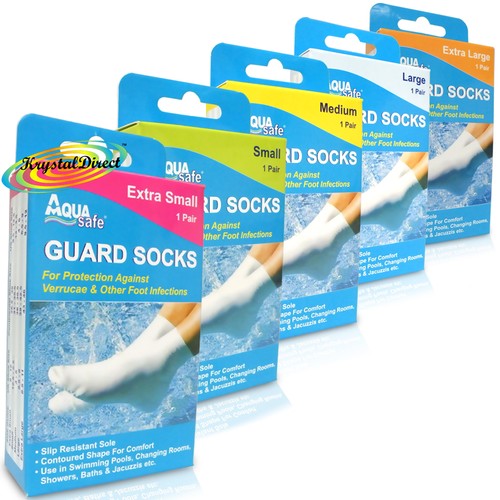 Aqua Safe Guard Swimming Pool Kids & Adult Verruca Latex Socks | eBay