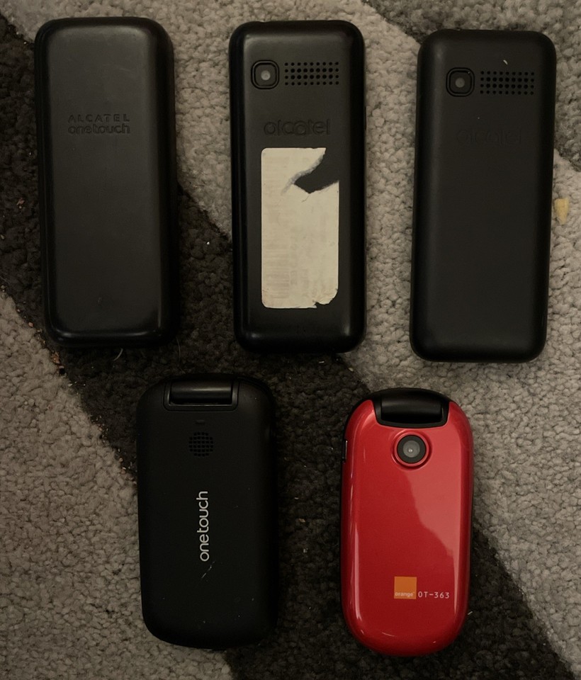 Alcatel OneTouch x 5 Phones (Model Numbers In Photos) | eBay UK