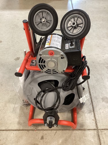 Ridgid K-400 Drain Cleaning Snake Auger Machine, C-45 IW 1/2 in. x 75 ...