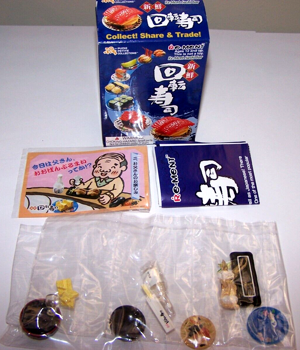 Re-Ment Puchi Petite Sushi Bar #2 - "What Dad Enjoys" Fish Soup 2006 ...