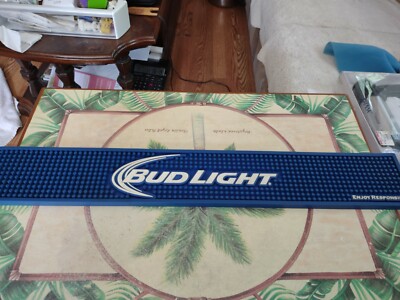 BUD LIGHT BEER SPILL BAR MAT | eBay