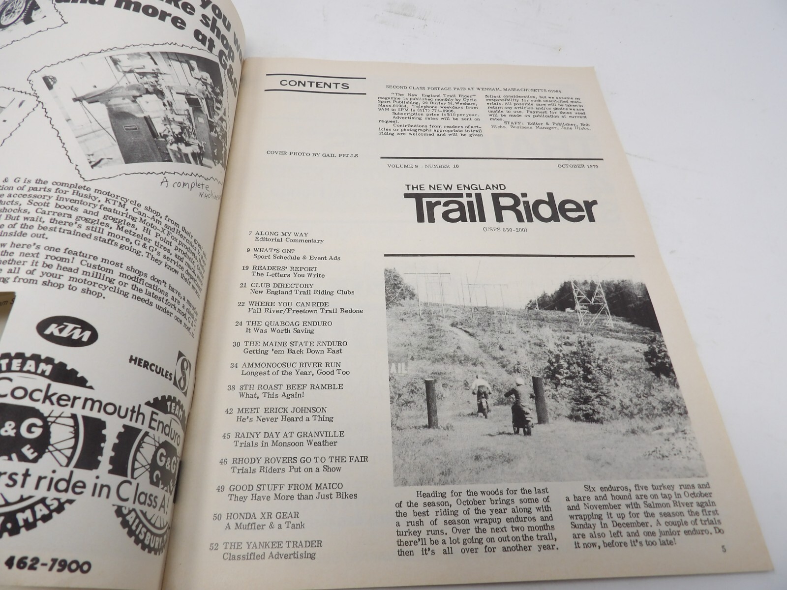 October 1979 New England Trail Rider Magazine | eBay