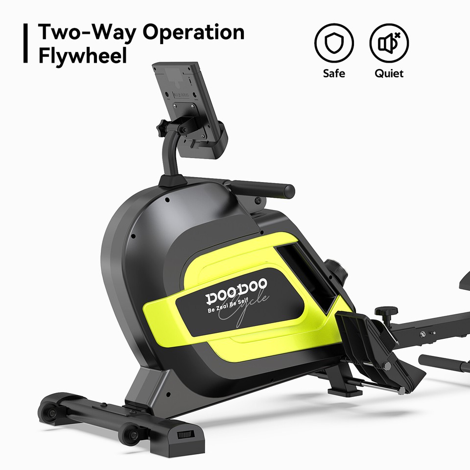 Quiet Magnetic Rowing Machine Rower 16 Levels Cardio Home Gym Exercise ...