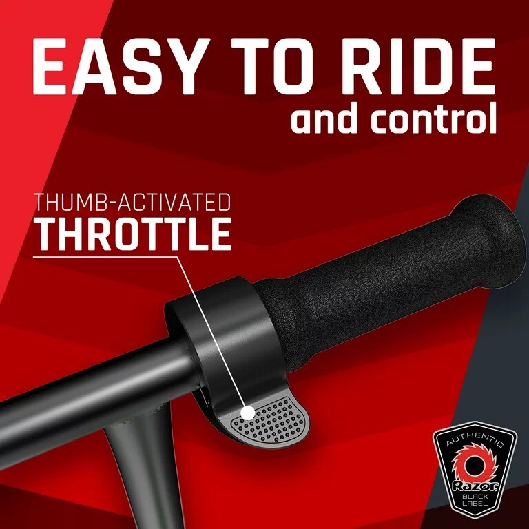 Razor Black Label E90 Electric Scooter-Green, For Kids Ages 8+ And Up ...