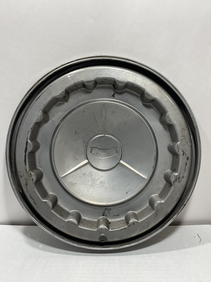 1957 Chevrolet Hubcaps Original Set 14" Wheel Covers BARN FIND Vintage ...