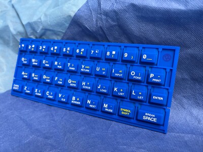 Sinclair ZX Spectrum 16K / 48K Rubber Keyboard Mat - Blue | eBay