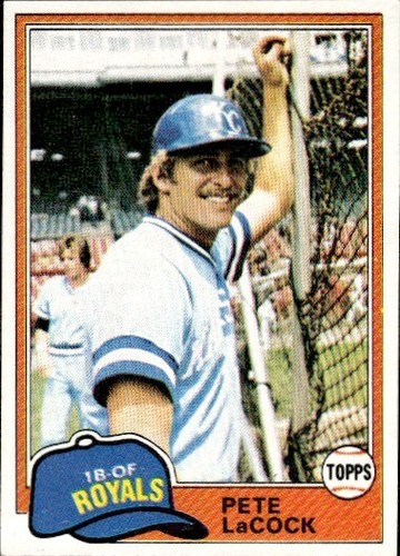 1981 Topps #9 Pete LaCock Kansas City Royals Baseball | eBay