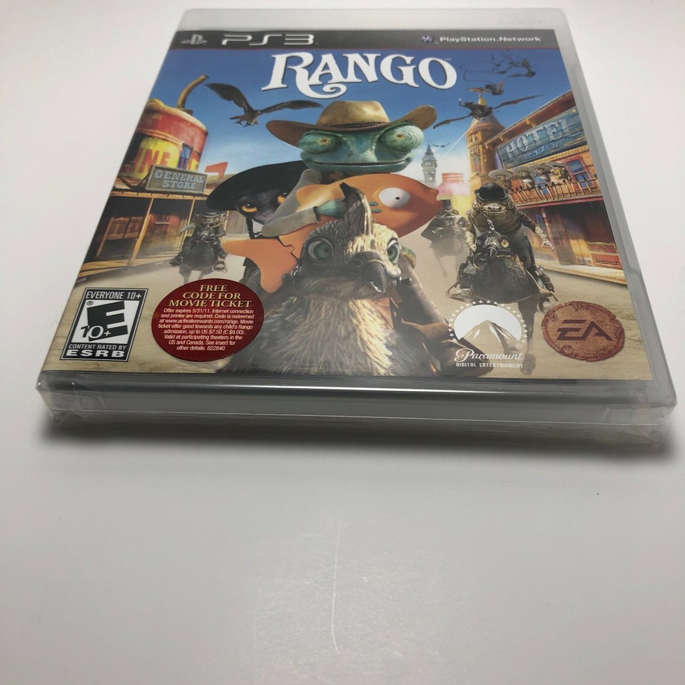Rango (Sony PlayStation 3, 2011 PS3) Brand New Factory Sealed ...