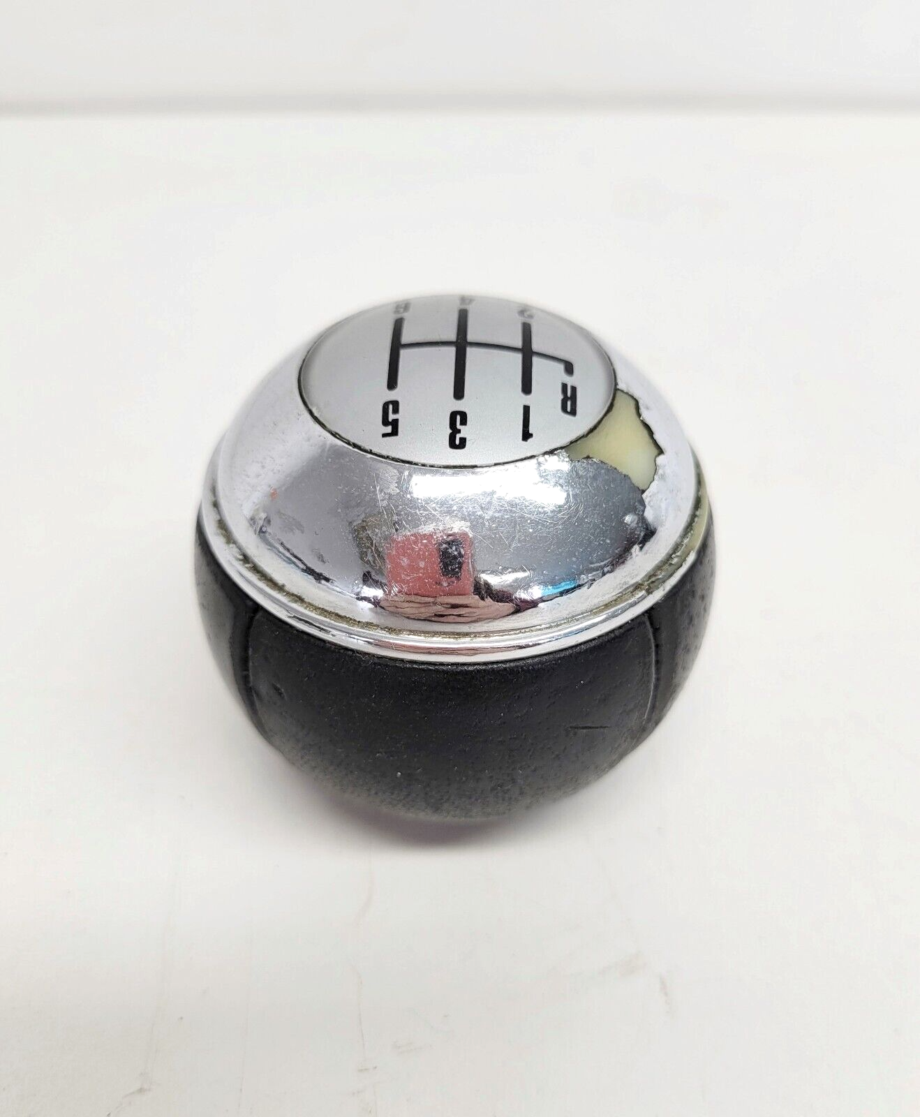 MINI Cooper S 6 Speed Gear Knob Chrome / Black Leather BMW R53 R52(S ...
