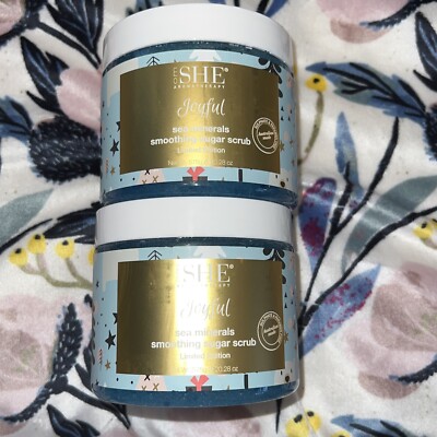 X2 OM SHE Aromatherapy Sea Minerals Smoothing Sugar Scrub - 20.28 oz Ea ...