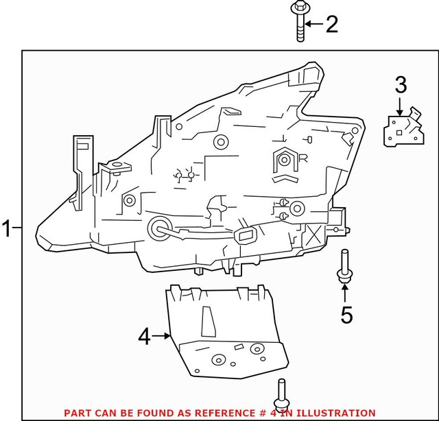 Genuine Nissan Bracket ASSY Head Lamp LH 260929UF5A / 26092-9uf5a OEM ...