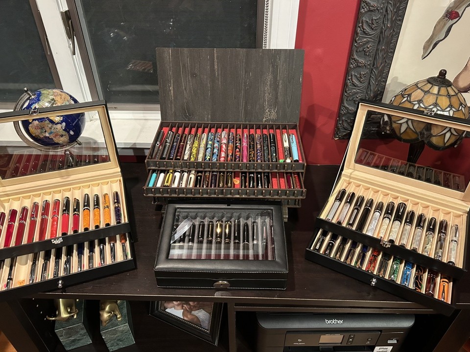 Krone Barbados Rollerball, Beautiful Leather Case & Outer Box. Rare ...