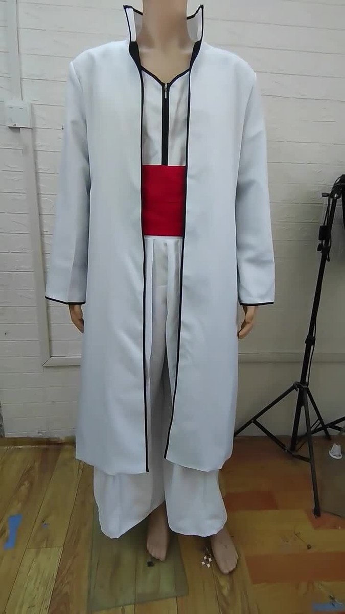 Xcoser Bleach Cosplay Ssuke Aizen Costume White Party Bleach Aizen