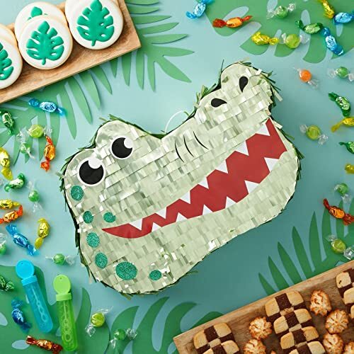 Alligator Pinata For Kids Safari Birthday Party Decorations Baby Shower ...