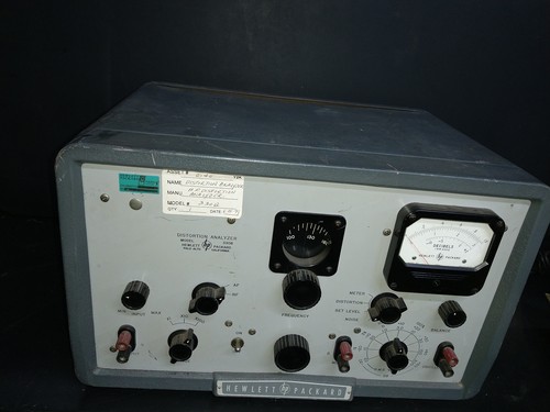 HP Hewlett Packard Model 330B Distortion Analyzer 330 B RARE Vintage ...