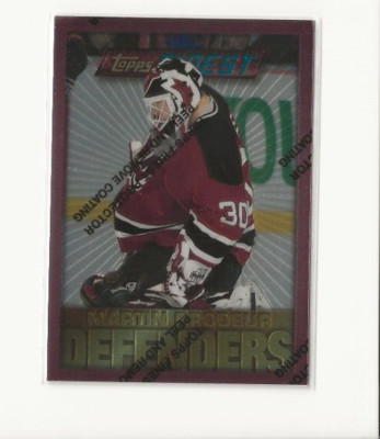 1996-97 Topps Finest MARTIN BRODEUR #178 Defenders New Jersey Devils | eBay
