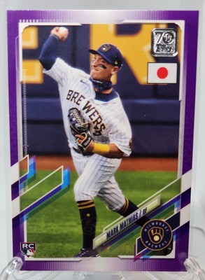 2021 Topps Japan Edition Mark Mathias Purple Border RC #'d /50 Rookie ...
