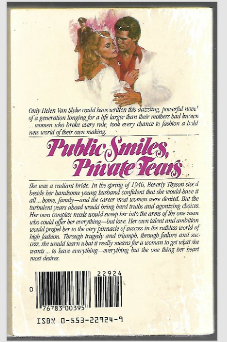 Public Smiles, Private Tears, Helen Van Slyke & James Elward ...