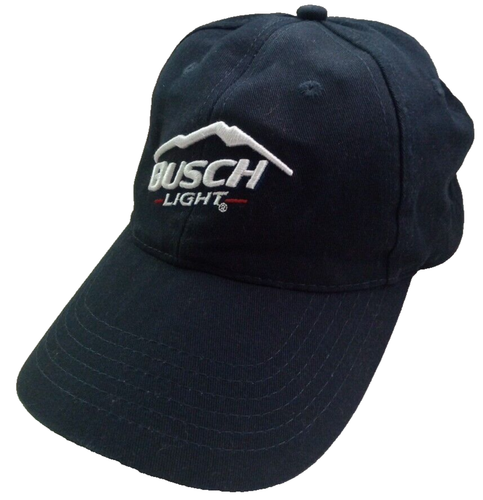 Busch Light, Men's Baseball Hat, Dark Navy Blue, Strap back Logo Cap ...